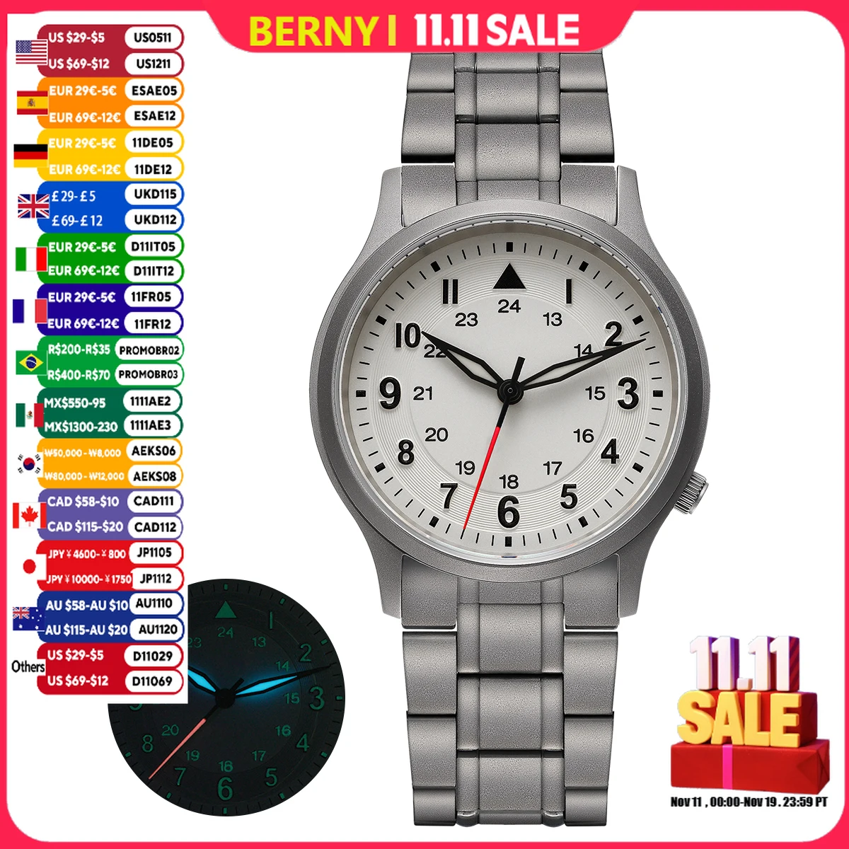 Why the BERNY Full Titanium Watch for Men Is the Smartest Choice for ...