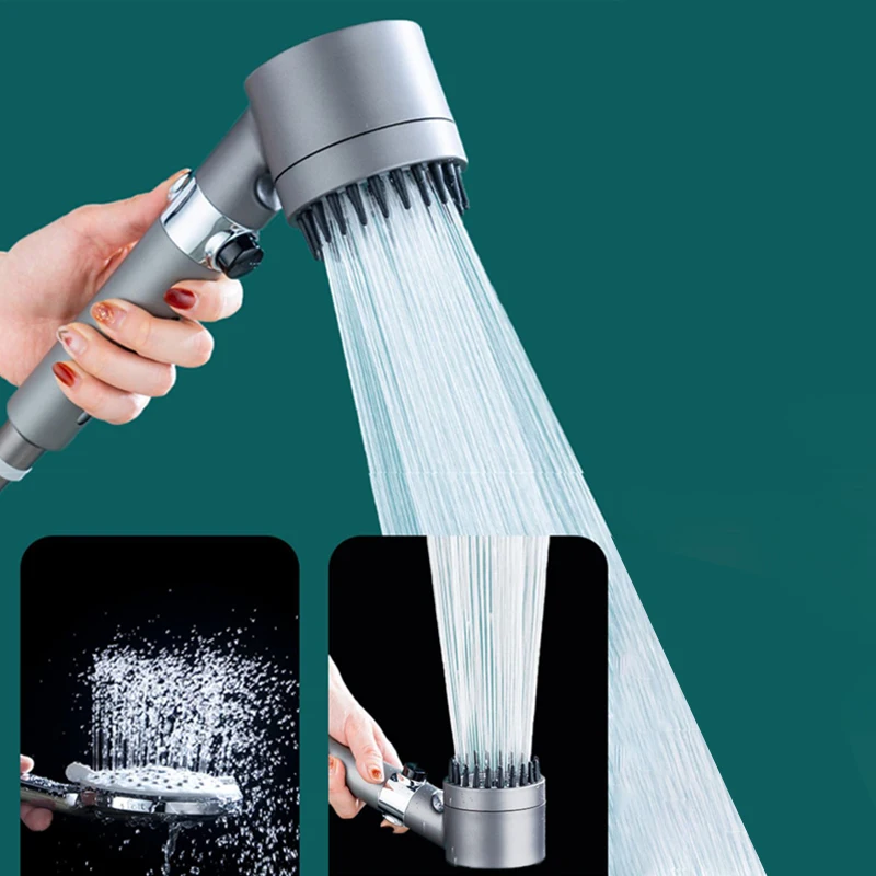 3-Modes-High-Pressure-Shower-Head-Mini-Rainshower-Water-Flow-Rainfall ...