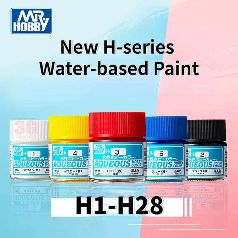 MR-HOBBY-H1-H28-10ml-New-H-series-Water-based-Paint-Assembly-Model ...