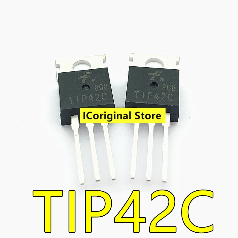 Chip Original TIP41C TIP42C T1P41C TO 220 NPNPower transistor, paquete ...