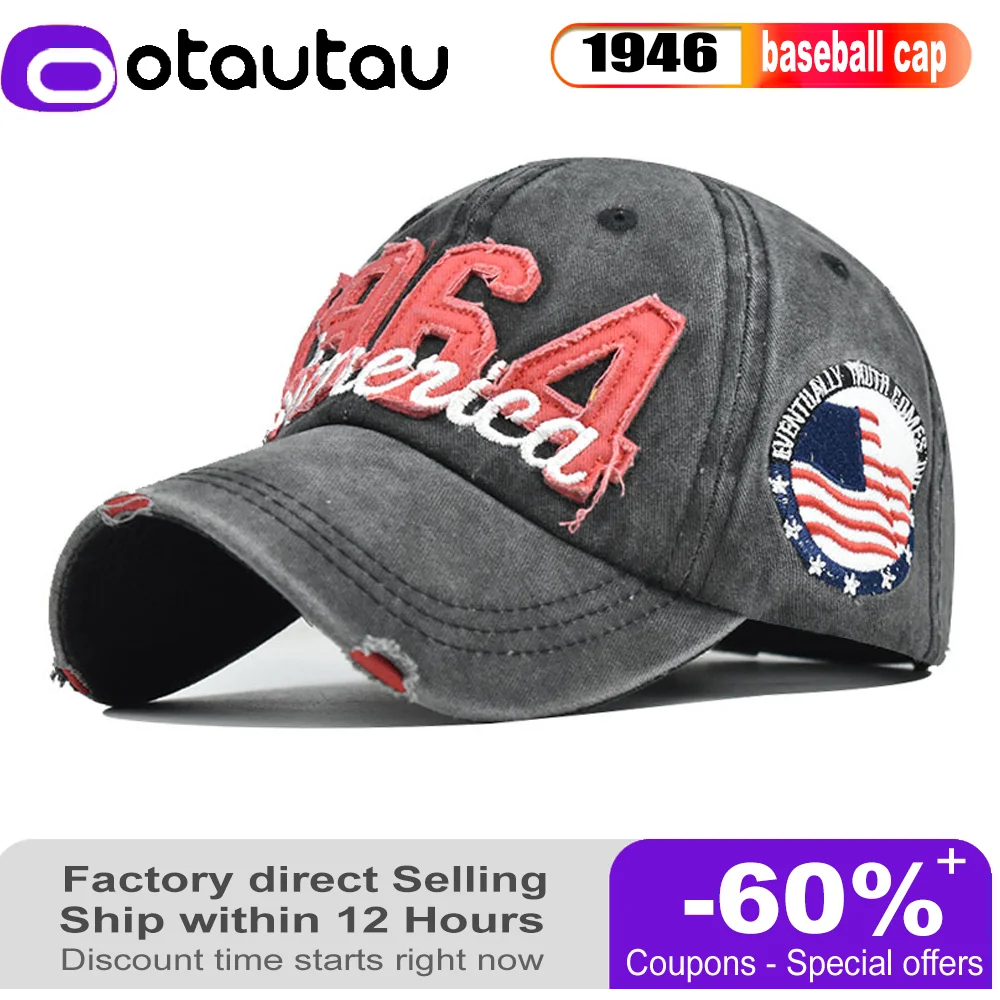 Spring-and-Summer-New-Baseball-Caps-1964-Embroidery-Cowboys-Do-Old-Men ...
