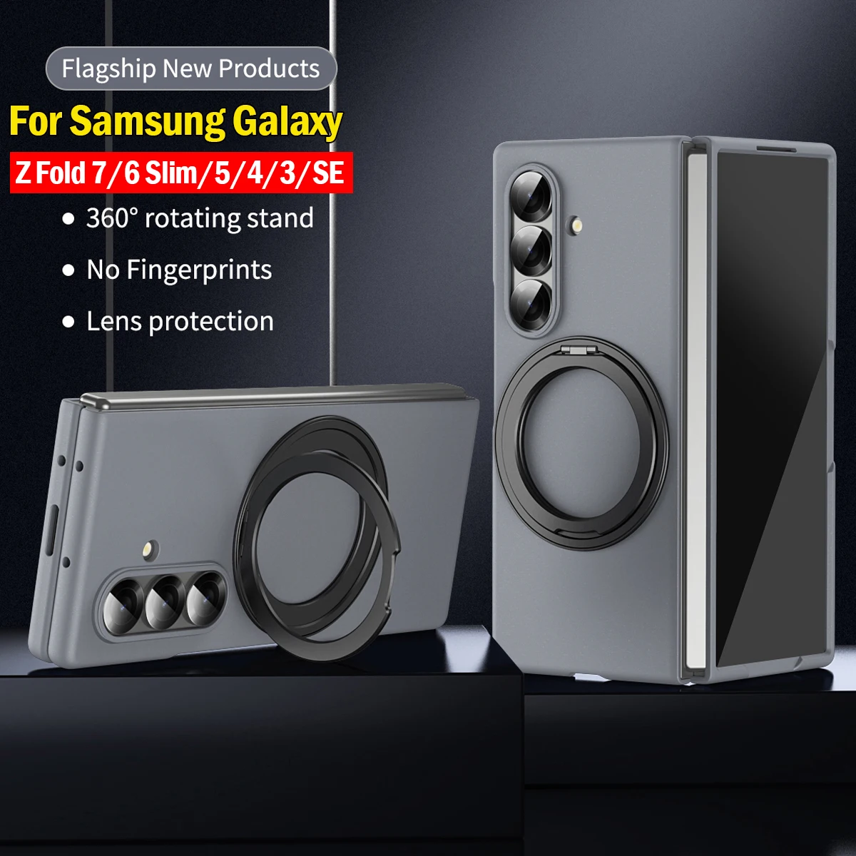 Funda for Samsung Galaxy Z Fold 7 6 Slim 5 4 3 SE Case Tempered Glass ...
