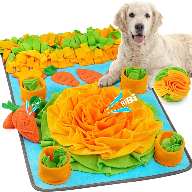 Pet Snuffle Feeding Mat Dog Interactive Puzzle Toy Slow Feeder Large ...