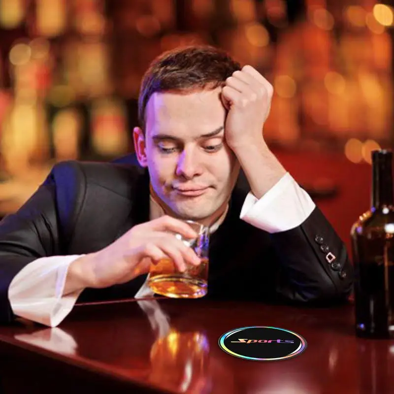 Cup-Holder-Coasters-For-Car-2pcs-Reflective-Colorful-Auto-Cup-Holder ...