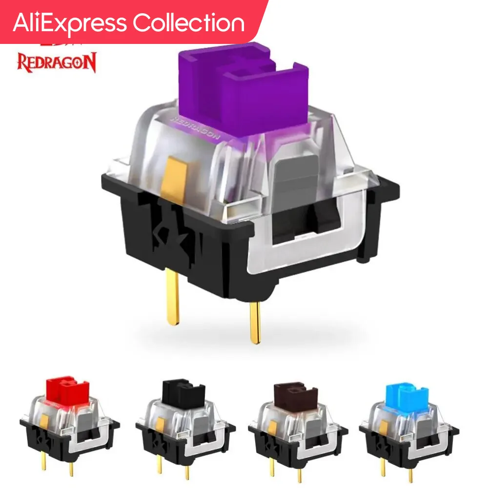 REDRAGON-SMD-RGB-MX-Switch-3Pin-Clicky-Linear-Tactile-Silent-Red-Blue ...