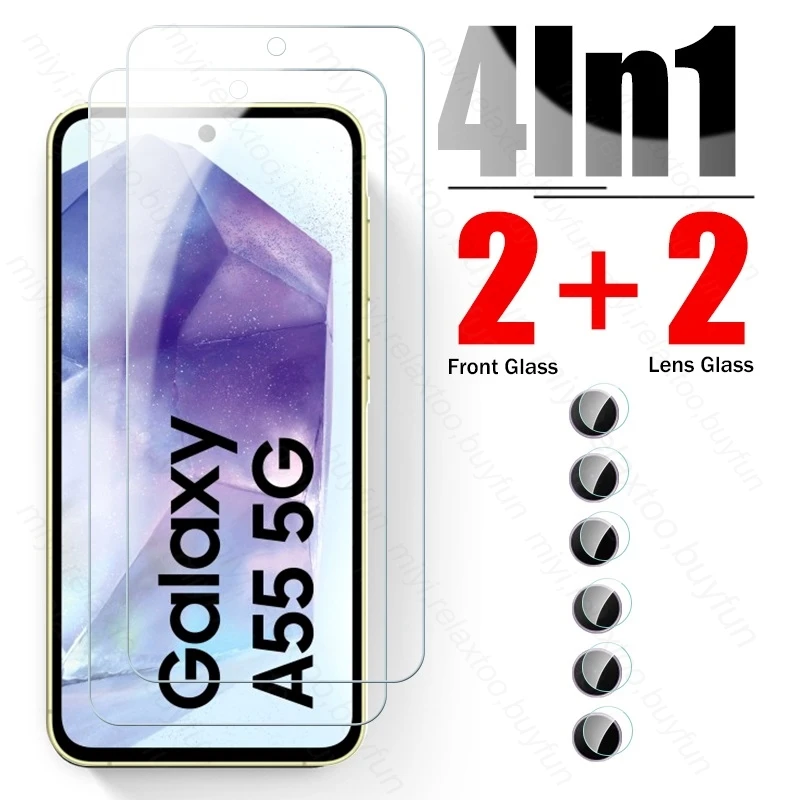 4In1-Camera-Protect-Glass-For-Samsung-A55-5G-Screen-Protectors ...