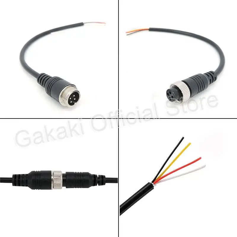 M12-Aviation-Signal-Cable-Male-Female-Plug-4-Pin-Wire-for-CCTV-Car ...