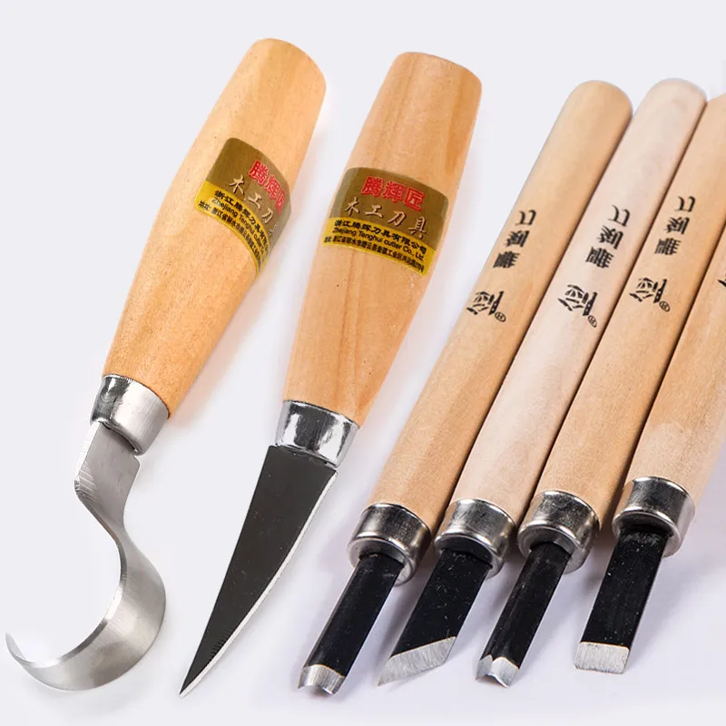 Wood Carving Knife Tools Chisel Woodworking Cutter Hand Tool Set ...