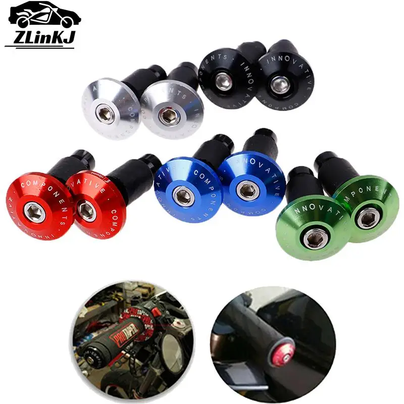 2019-Hot-End-Weight-Handlebar-Grips-Cap-Anti-Vibration-Silder-Plu ...