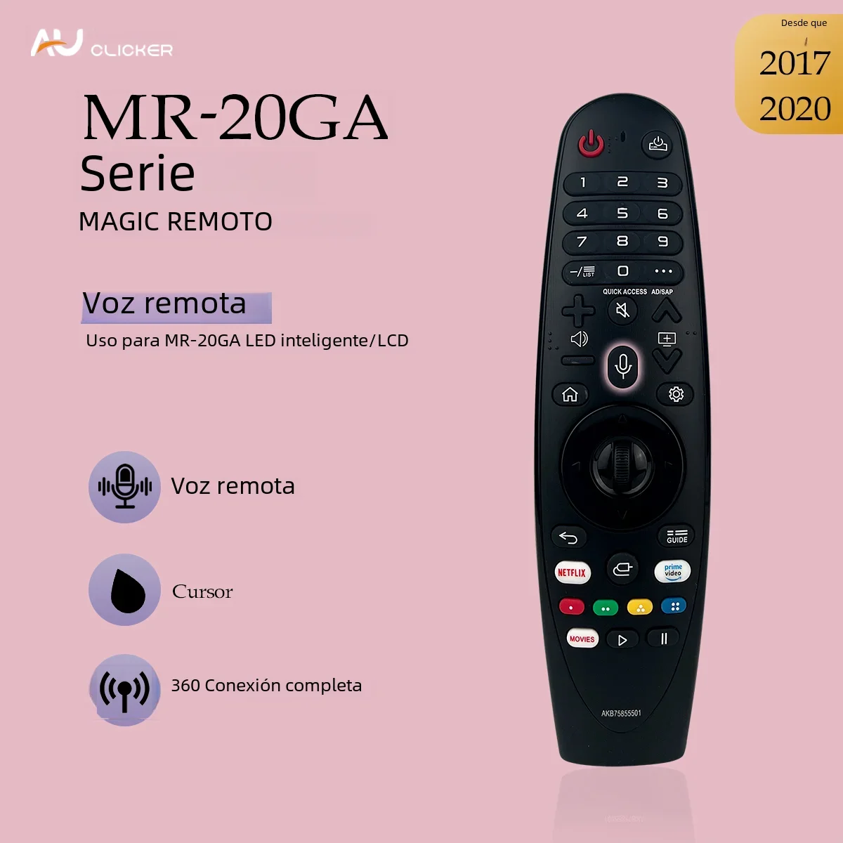 Mando-a-distancia-m-gico-para-TV-mando-a-distancia-de-voz-MR20GA ...