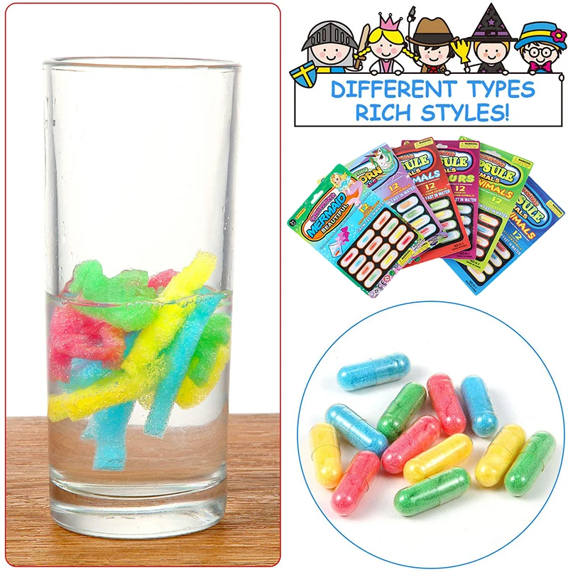 12 Pcs/Set of New Exotic Toys Magic Soft Baby Cognitive Toys Children Cartoon Dinosaur Toys ...