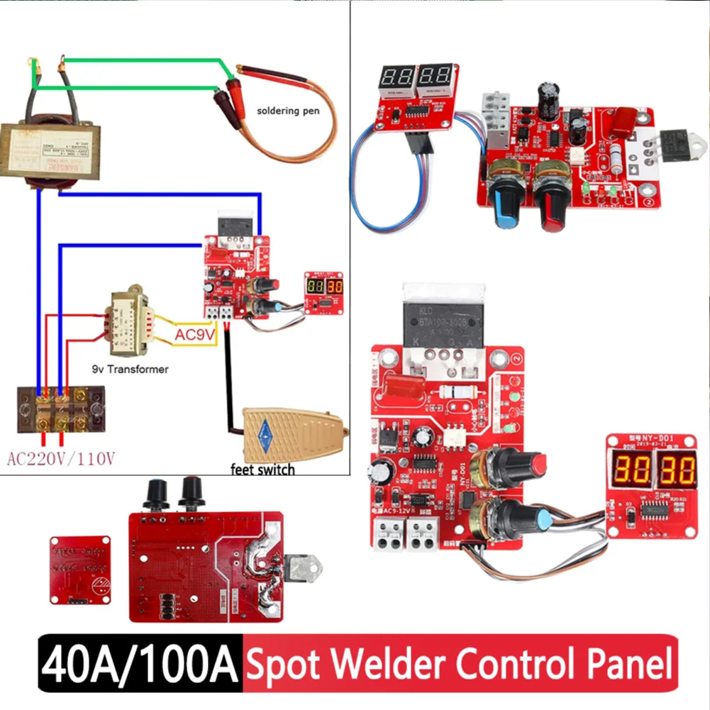 40A-100A-Digital-Spot-Welding-Machine-Control-Board-Time-Current ...
