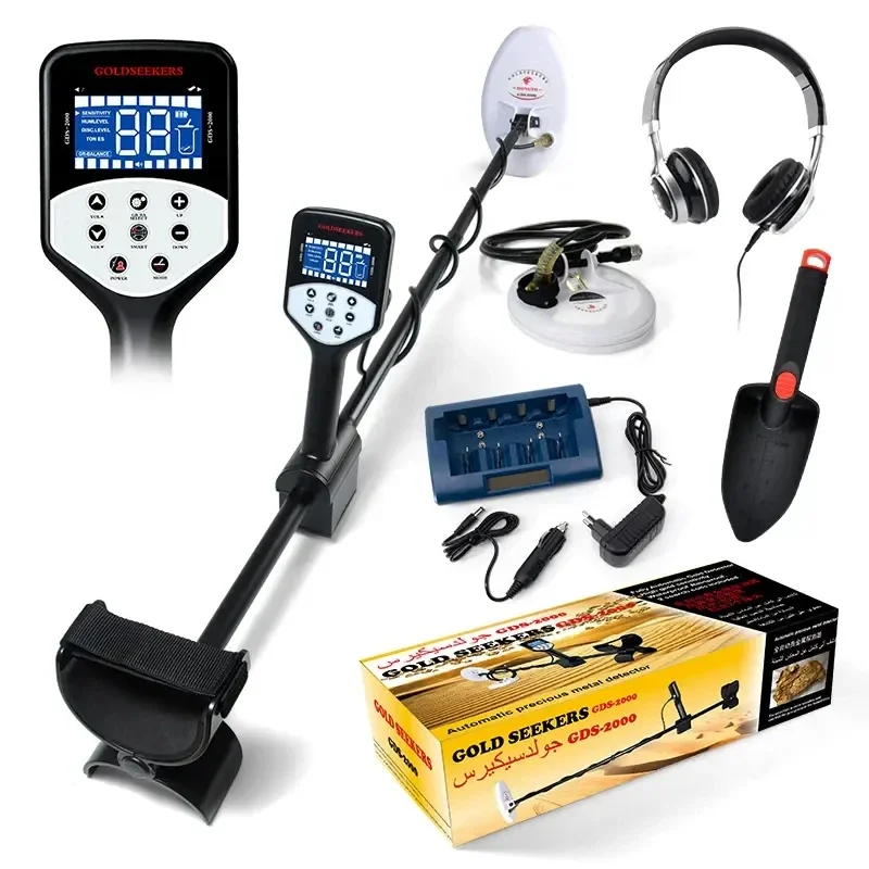 Outdoor-treasure-finder-Metal-detector-GDS2000-underground-depth-5m ...