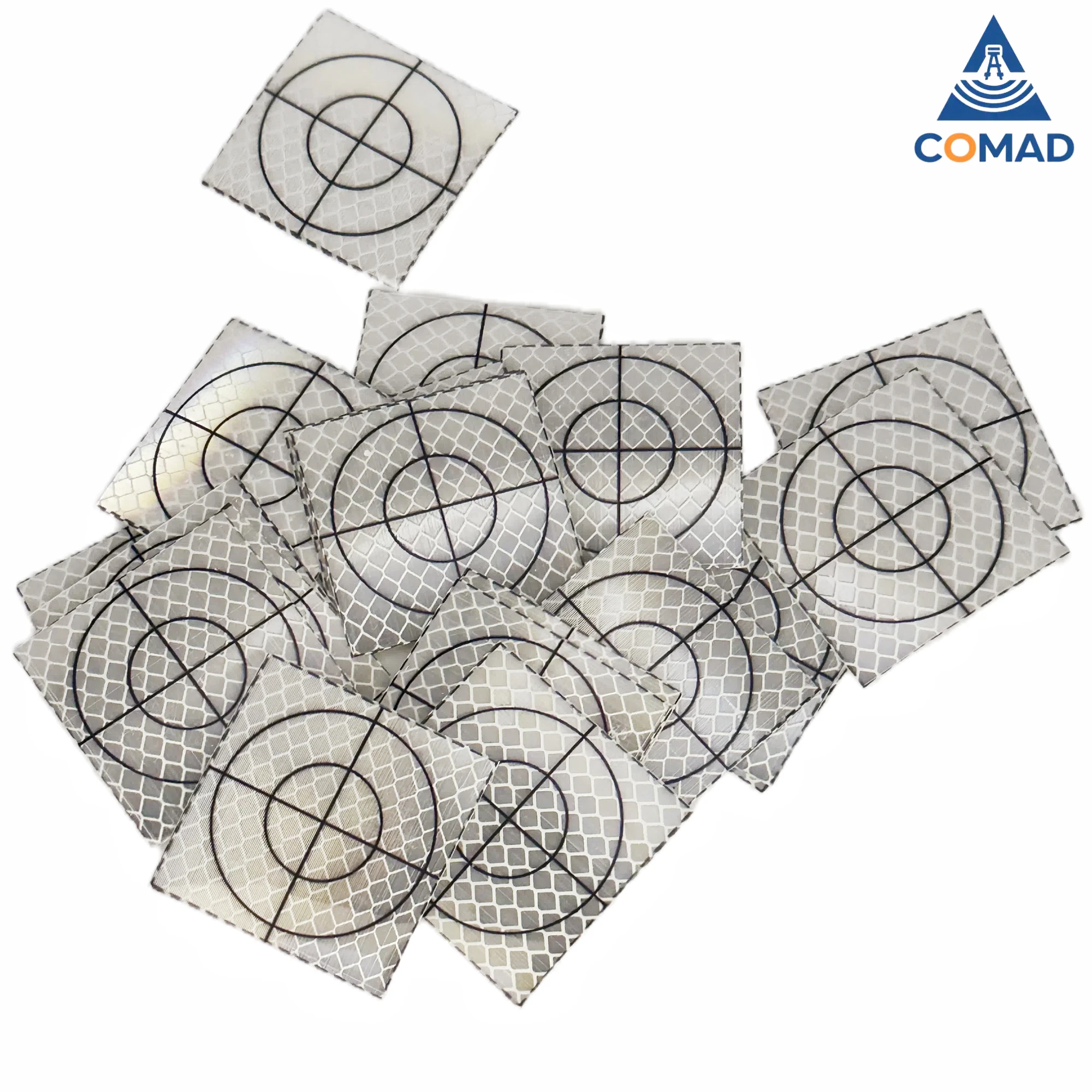 100Pcs Size 30/40/50MM Reflector Sheet For Leica Total Station Survey ...