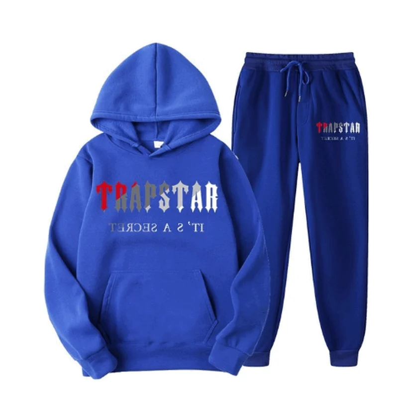Trapstar chándal deportivo con estampado de marca, conjunto holgado de ...