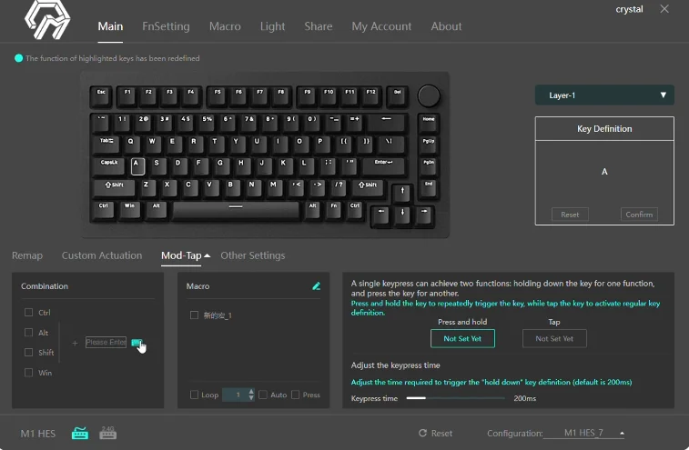 Akko MONSGEEK M1W V3 HE-SP Rapid Trigger Gaming Keyboard with Magnetic