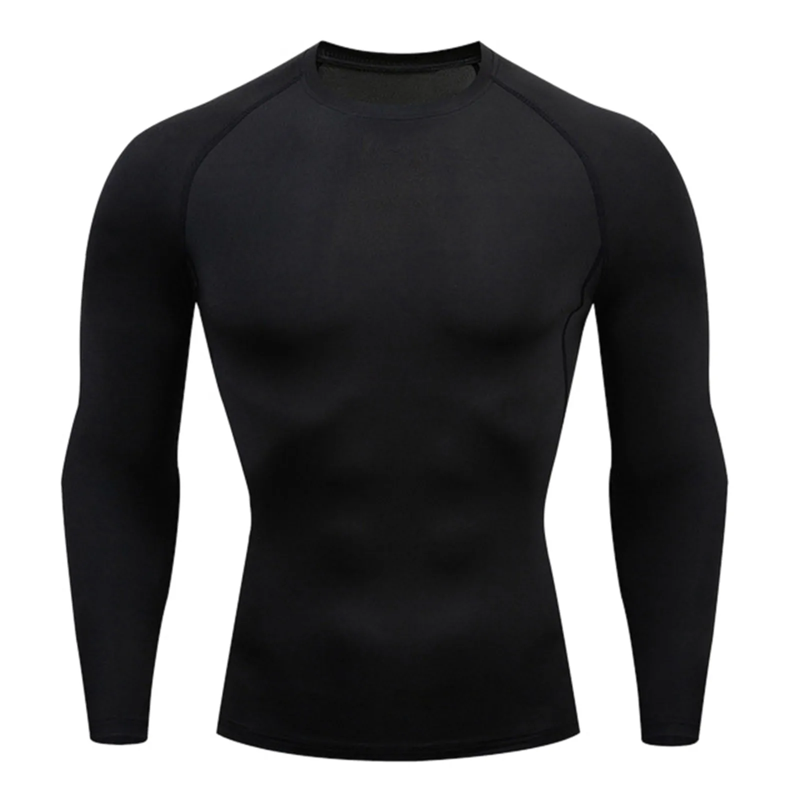 Mens-Fitness-Long-Sleeve-Running-Sports-T-Shirt-Men-Thermal-Muscle ...