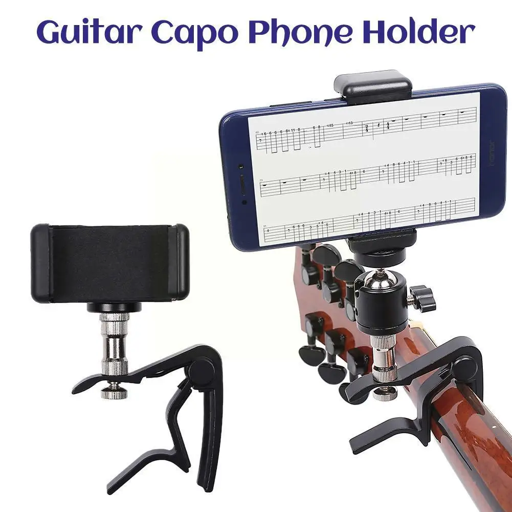Mobile Phone Live Broadcast Bracket Stand Guitar Desktop Clip Mount ...