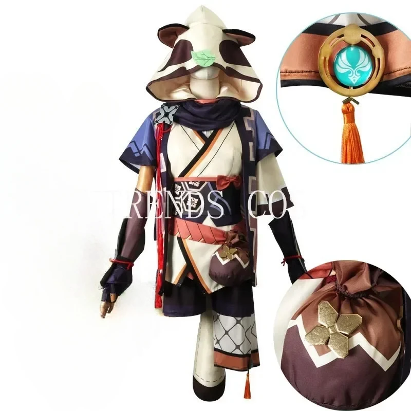 Honey-Sayu-Cosplay-Costume-Lovely-Dress-Hat-Tail-Full-Set-Inazuma-Sayu ...