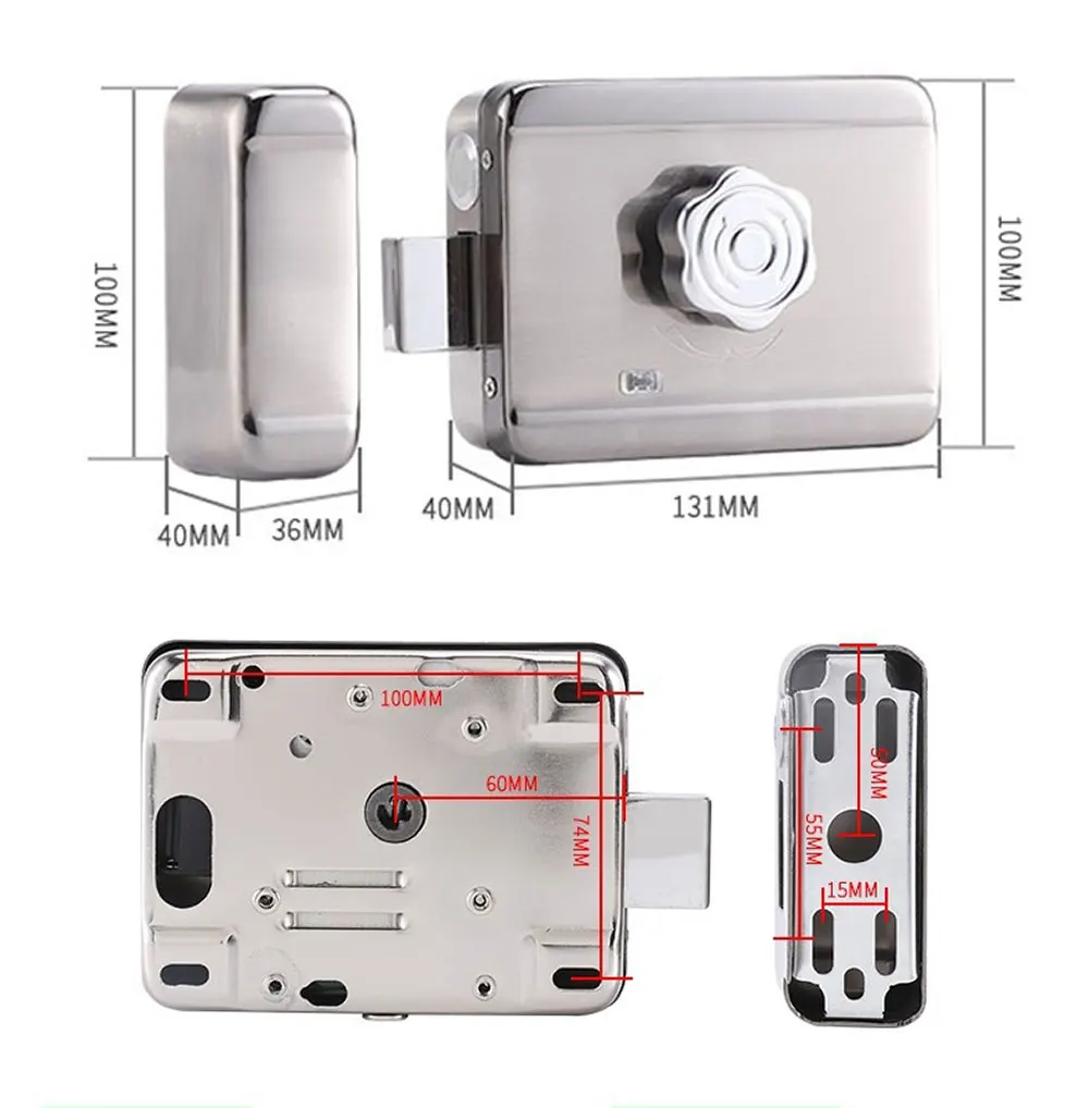 Electric-Lock-Electronic-Door-Lock-for-Video-Intercom-Doorbell-Door ...