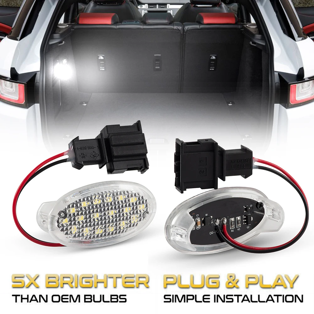 Led Luggage Compartment Light Trunk Boot Lamps For Land Rover Range ...