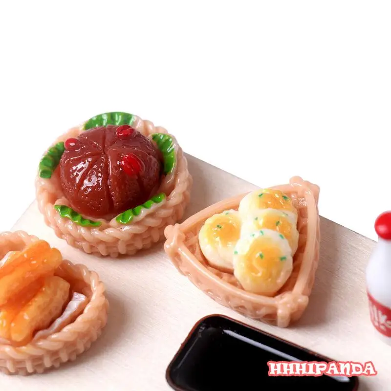 1-12-Scale-Miniature-Dollhouse-Breakfast-Set-Milk-Bread-For-Mini-Doll ...