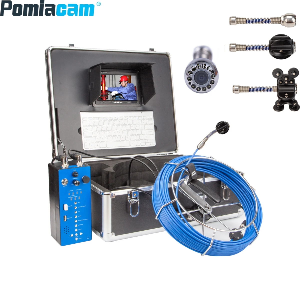 Pipe-Detection-System-Industrial-Endoscope-Drain-Borescope-Meter ...