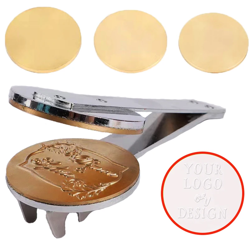 Private Customized Embossed Stamp Custom Company Logo Document Bag ...