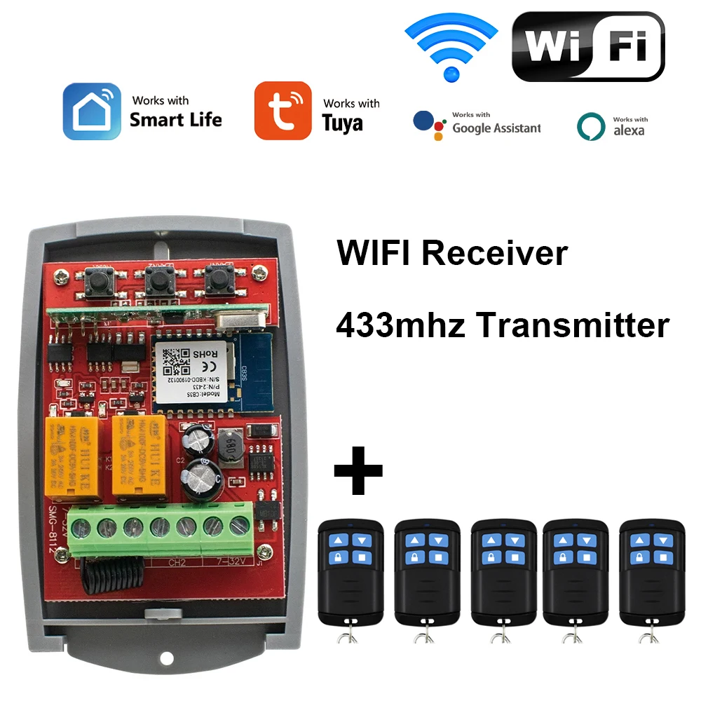 Abridor-de-puerta-el-ctrico-con-Wifi-receptor-de-puerta-de-garaje ...
