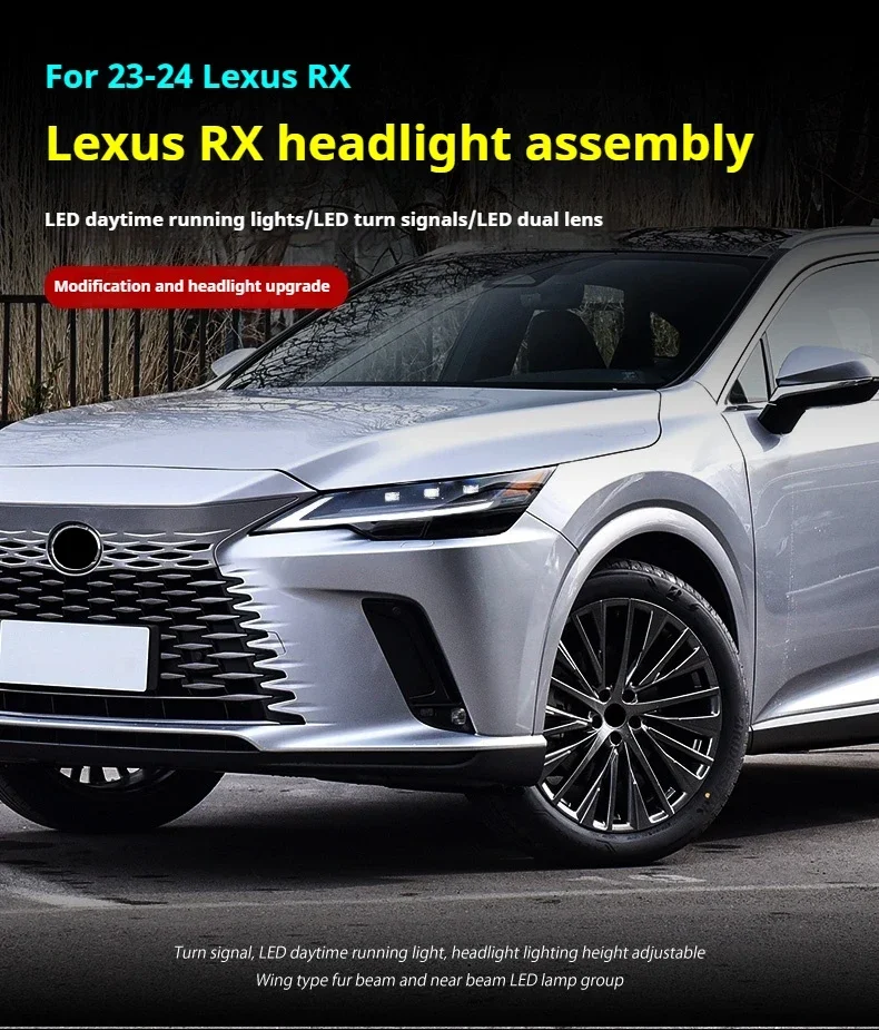 FT Car Lights For Lexus RX RX350 Headlights 2023-2024 Full LED Projetor ...