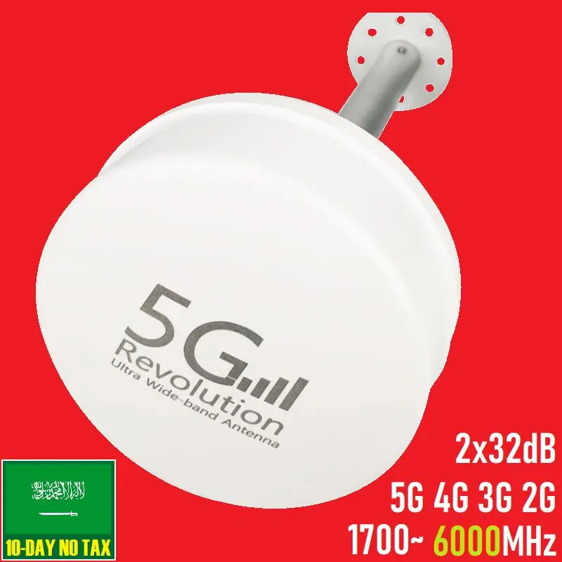 6GHz 6000MHZ 32dB 5G 2.5G 3.5G 3.8G 4G 5.8G WIFI MIMO Antenna Feed Horn ...