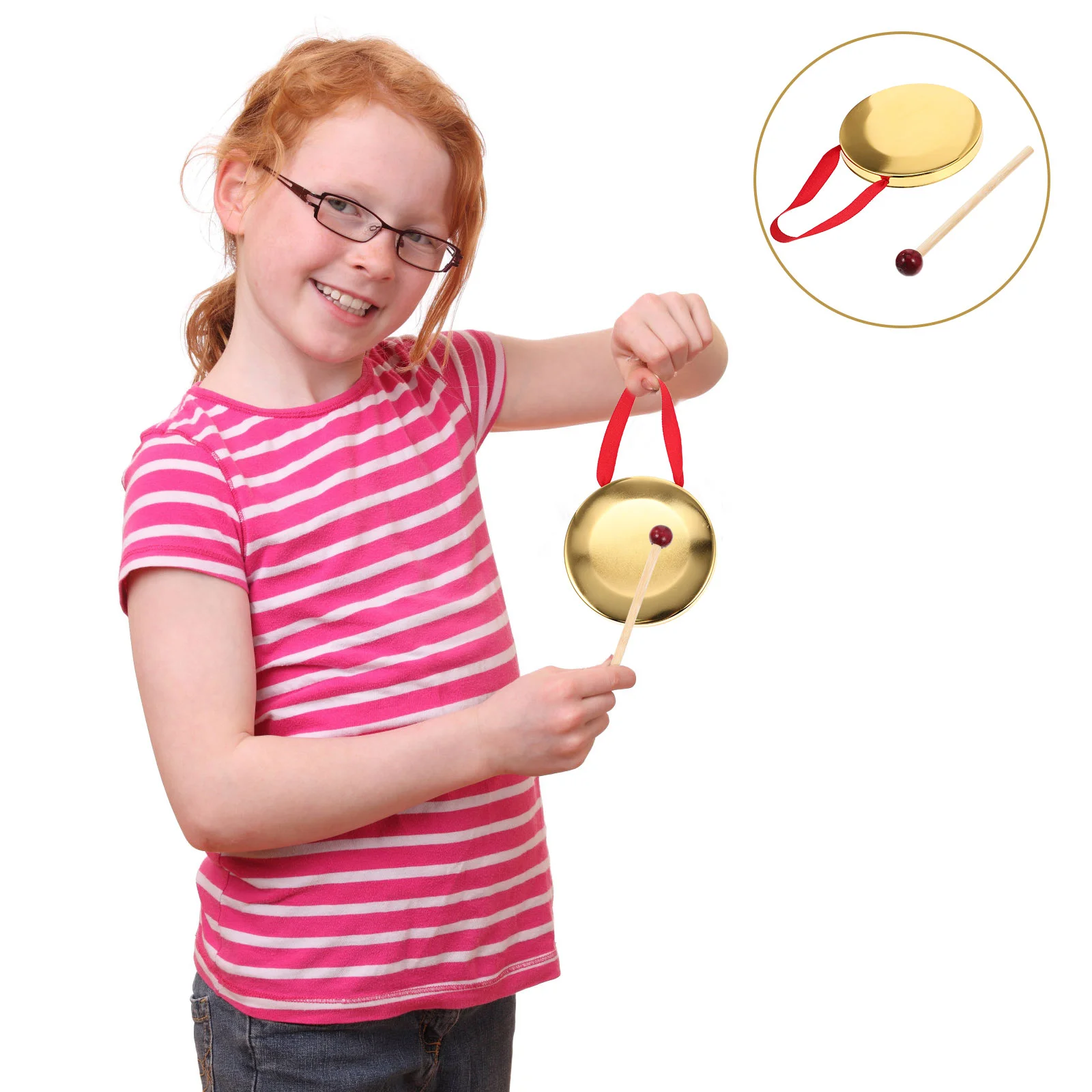 Handheld Percussion Instrument Gong Mini Table Cymbal Accessories Steel ...