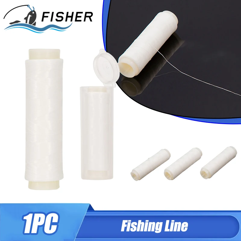 Fishing Line High Tensile PE Nylon Fishing Line Elastic Thread Spool Invisible Wire Polyester ...