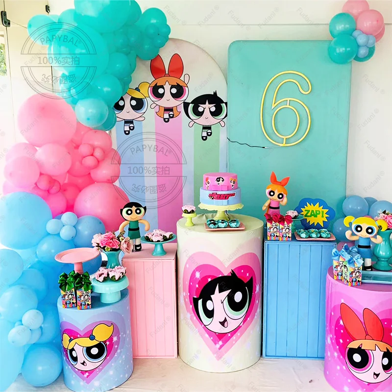 73pcs ComicThe Powerpuff Girl Theme Birthday Party Decoration Pink ...