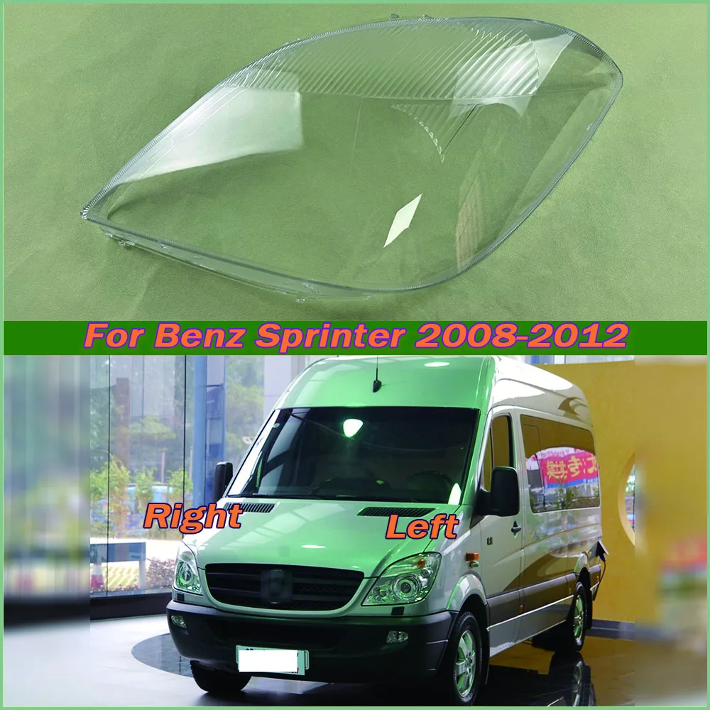 For Benz Sprinter 2008-2012 Headlight Cover Transparent Lampshade Lamp ...