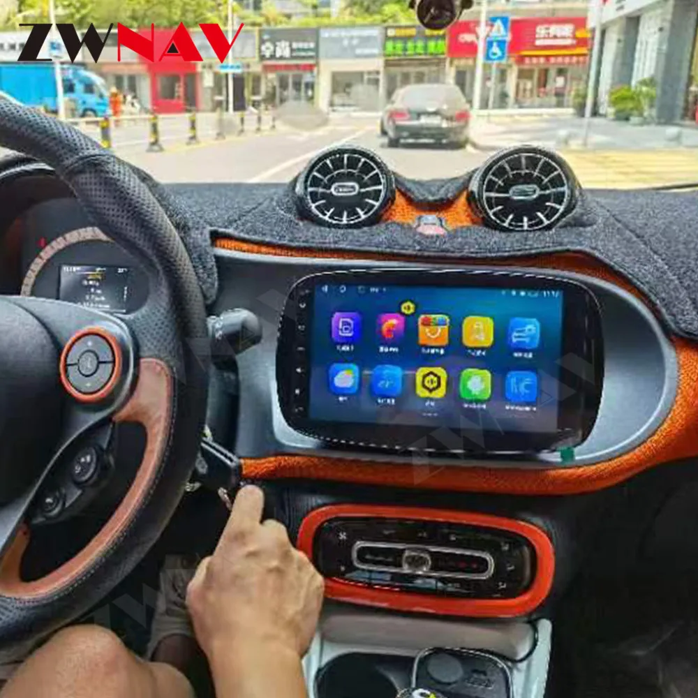 9-Android11-Car-Radio-For-Benz-Smart-453-Fortwo-2014-2020-Auto-Stereo ...