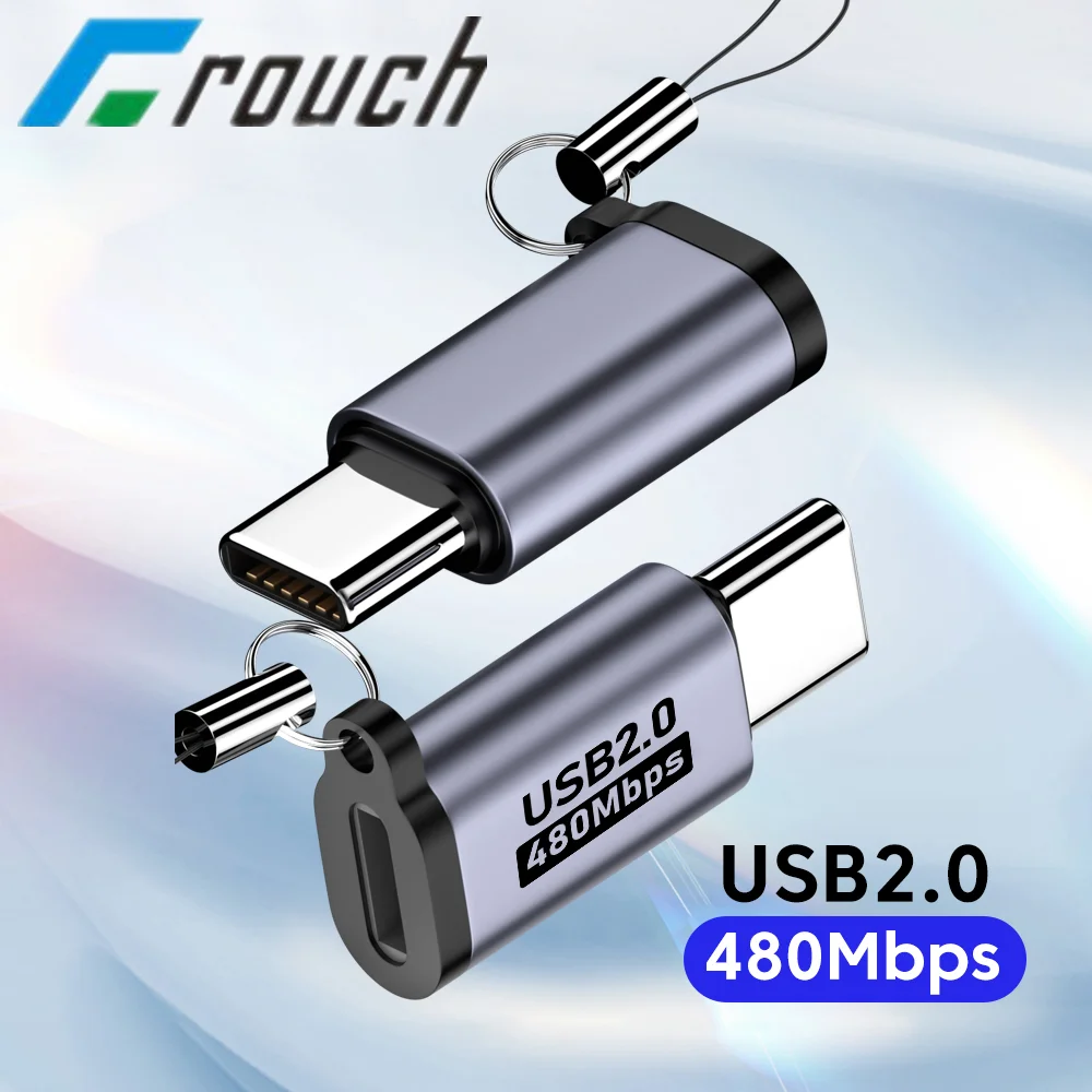 Micro-USB-para-Tipo-C-Adaptador-Mini-USB-para-USB-C-480Mbps-Conector-de ...