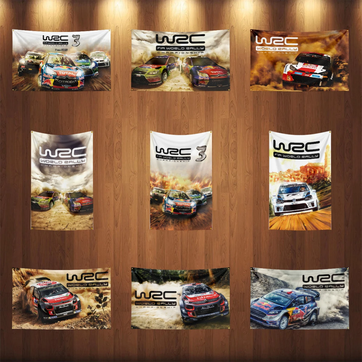 WRC-bandera-del-campeonato-mundial-de-Rally-tapiz-de-poli-ster-impreso ...