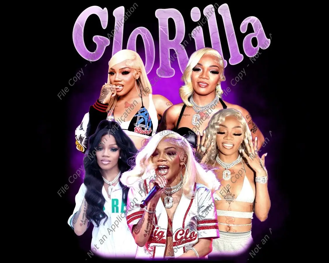 Glorilla-png-T-shirt-design-bootleg-tees-design-ready-to-print ...