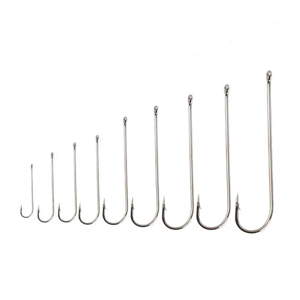 50pcs-Extra-Long-Shank-Hook-Aberdeen-Hook-Offset-Fishing-Hook-High ...