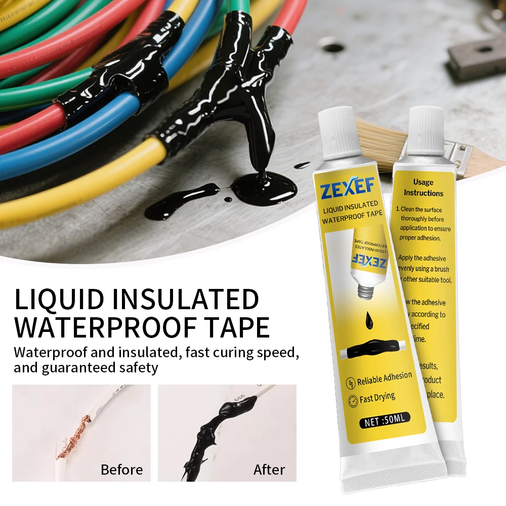 50/100ml liquid insulating electrical tape waterproof and high ...