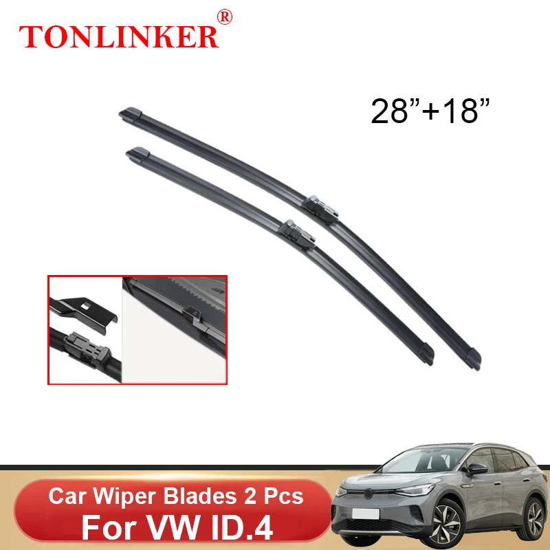 TONLINKER Car Wiper Blades For Volkswagen VW ID.4 ID4 2020 2021 2022 ...