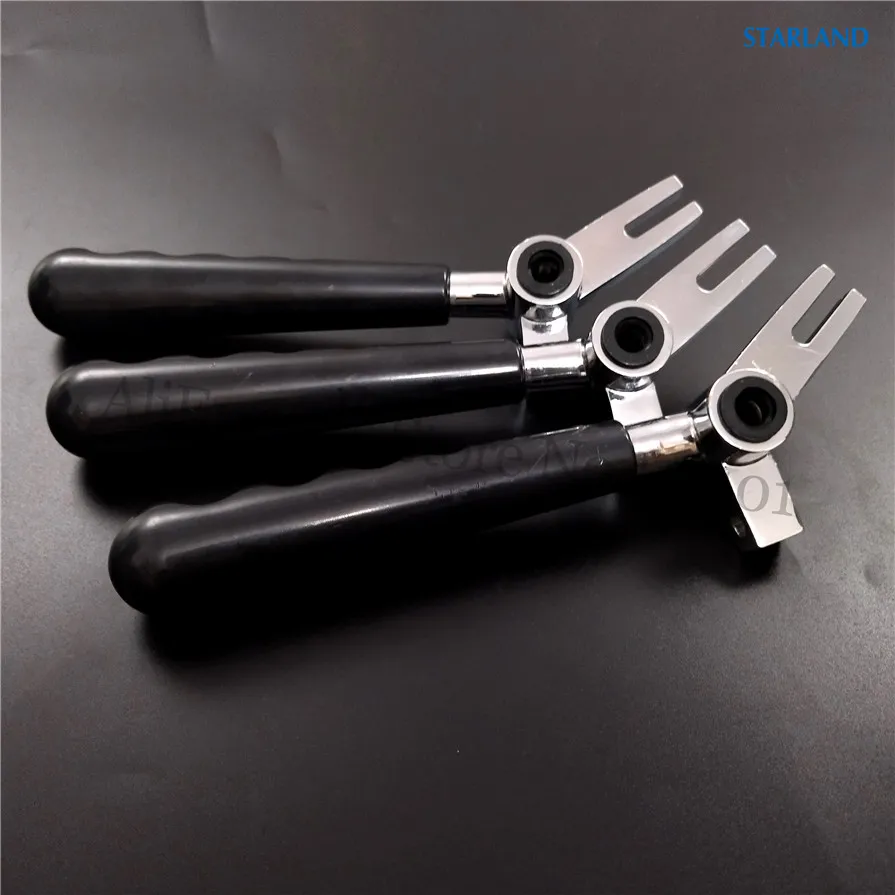 3-Pieces-Black-Handles-New-Spare-Parts-Straight-Hand-Grip-Fittings-Of ...