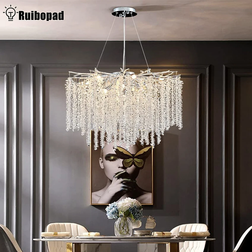 Tree Branch Crystal Chandelier | Branch Crystal Chandelier Lamp ...