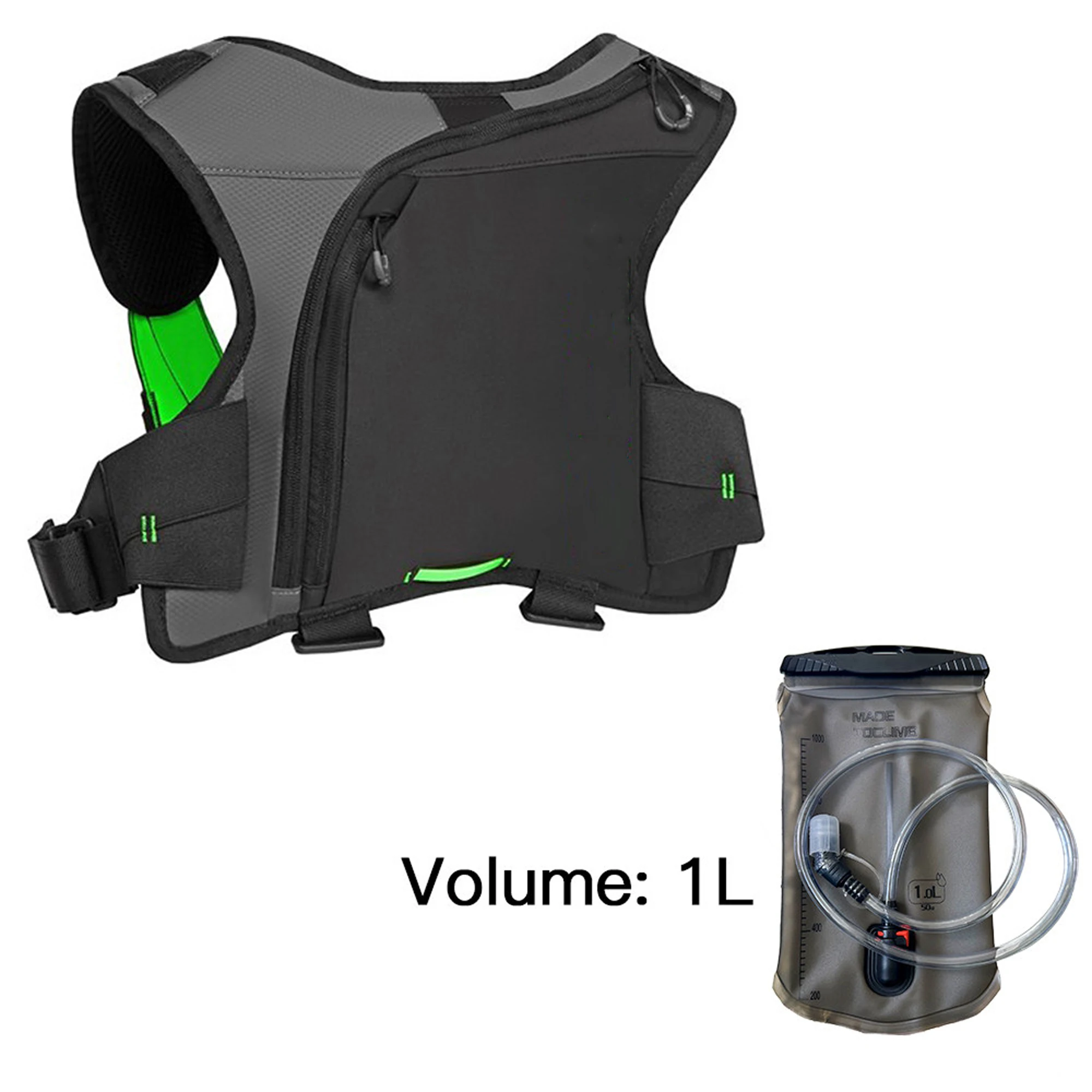 Black Herzberg 1L Hydration Pack - AliExpress 18
