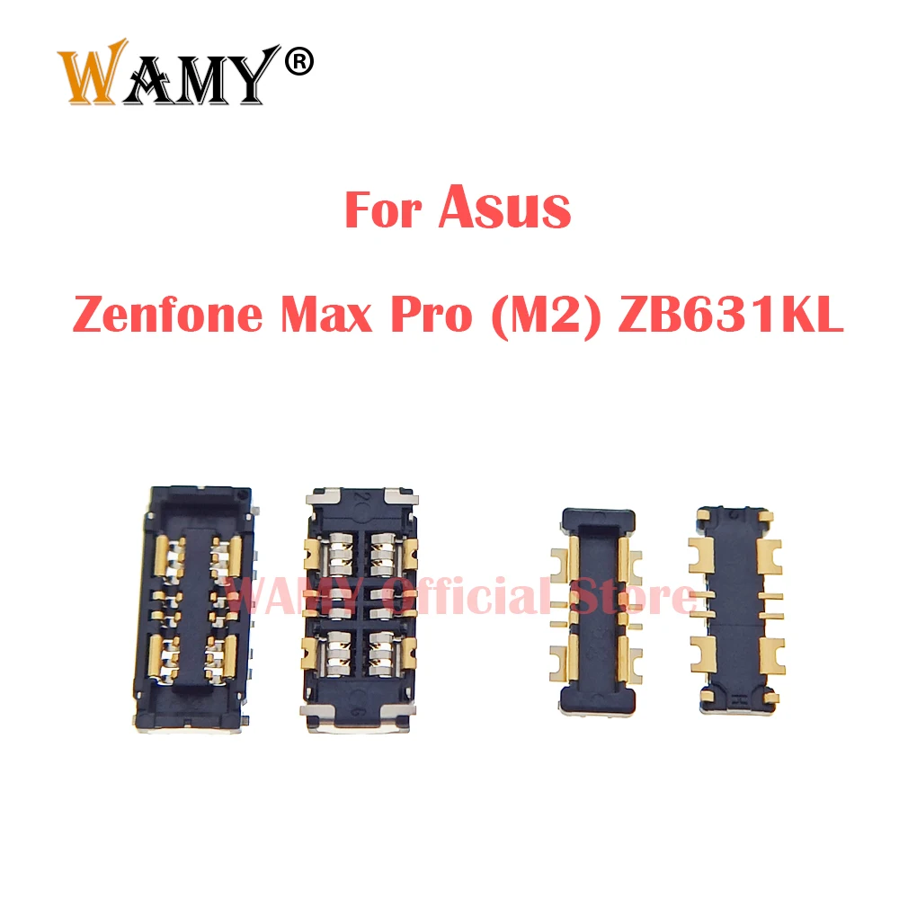 2Pcs Inner Battery Holder Clip Connector FPC on Board/Cable For Asus ...