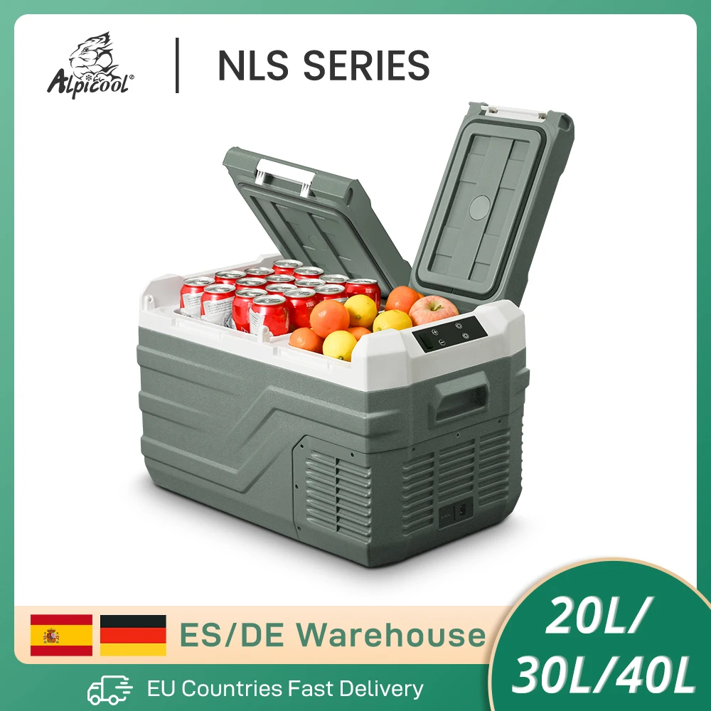 Alpicool-NLS-20L-30L-40L-Car-Refrigerator-Mini-Fridge-Freezer-12V-Portable-Compressor-Cooler-12 ...