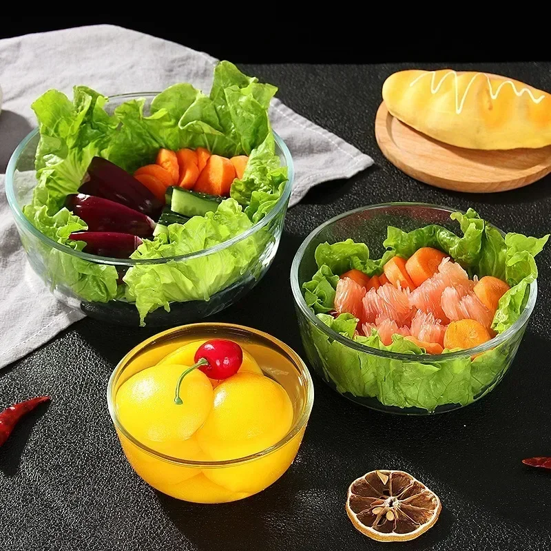 New-Japanese-Style-Iceberg-Glass-Bowl-Transparent-Salad-Fruit-Soup ...