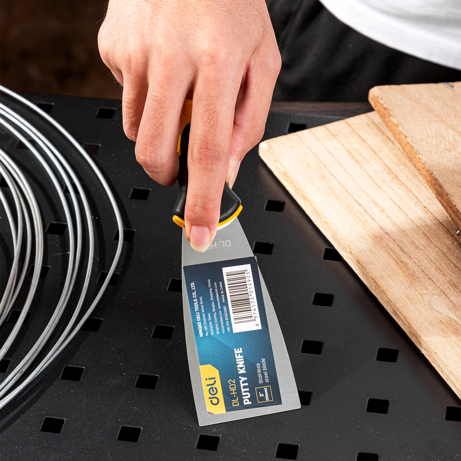 Deli-2-3-4-Inches-Stainless-Steel-Putty-Knife-Wall-Paint-Scraper-Blade ...