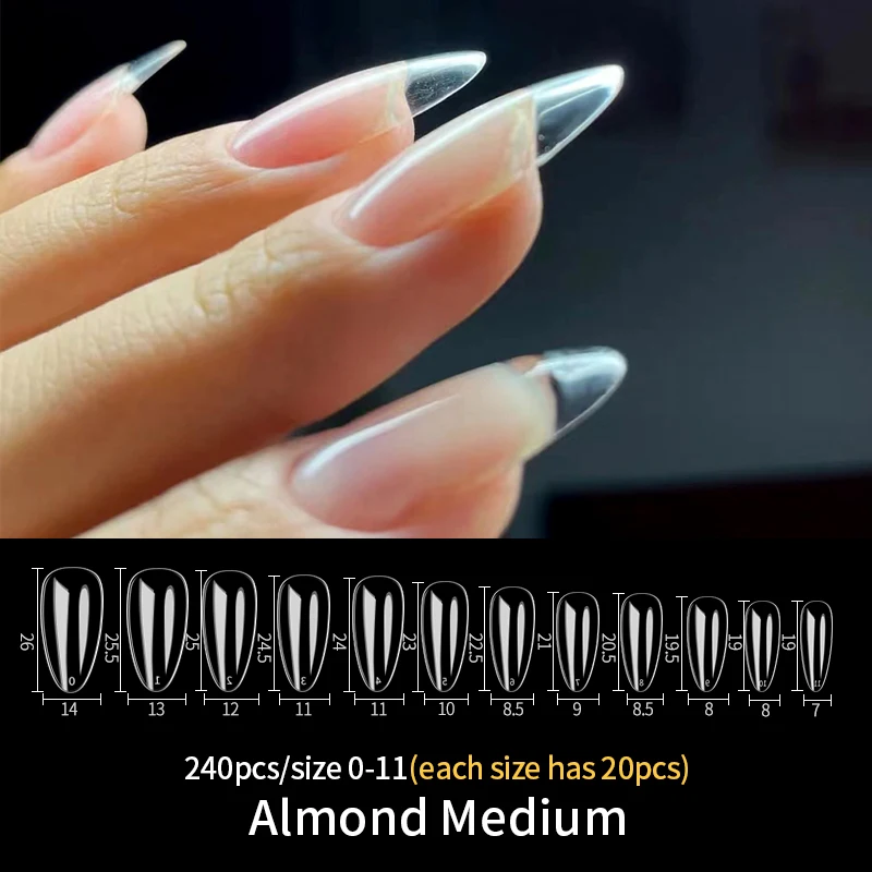 Nails False Nail Acrylic American Capsule Gel Shot Artificial ...
